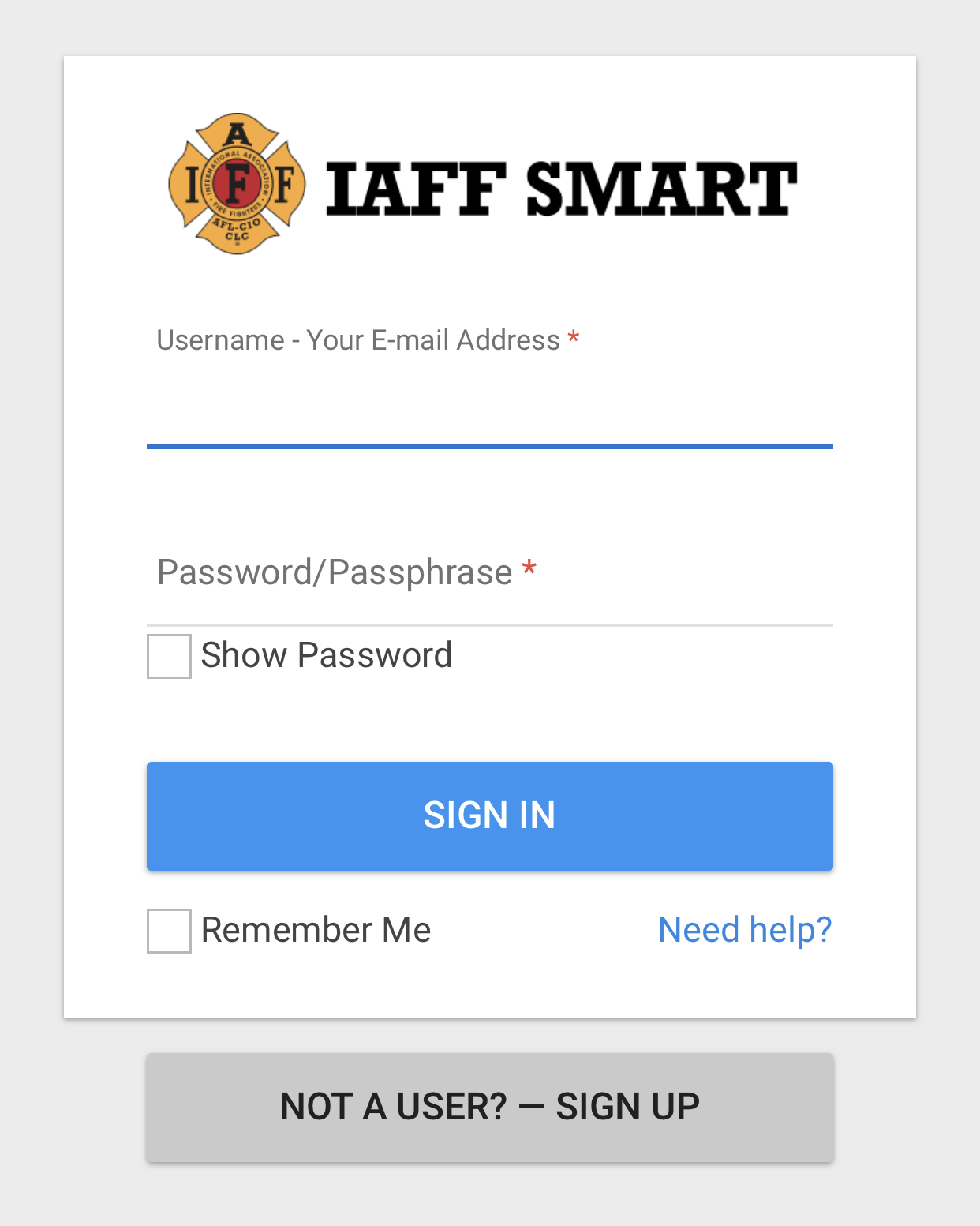 IAFF SMART PORTAL – San Mateo County Firefighters
